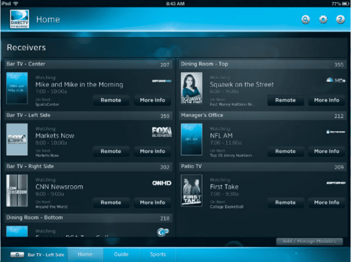DIRECTV iPad App Now Available for Bars and Restaurants
