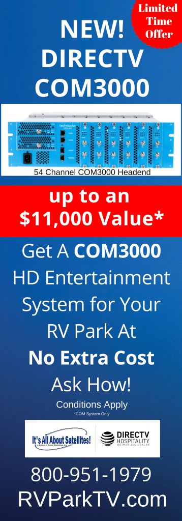 TV for RV Parks - RV Park TV Systems Just Got Easier