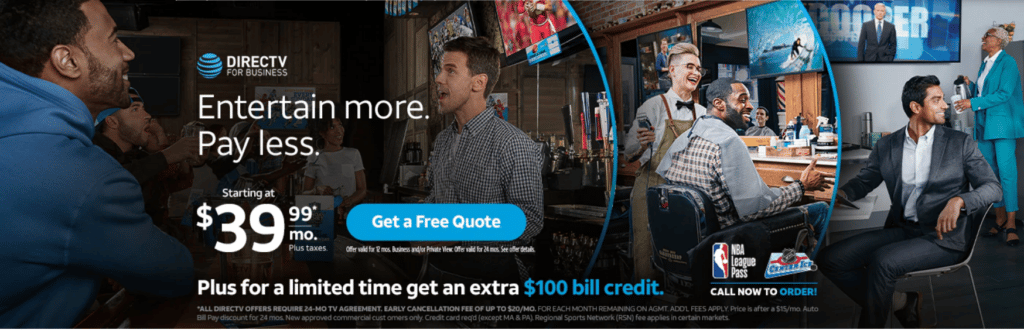DIRECTV for Business - Drive Traffic & Revenue